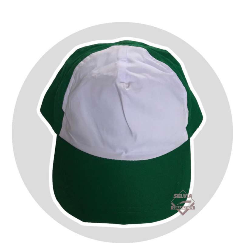 Jual Topi Sekolah Mi Hijau Polos/bordir - Hijau Putih Bor Di Seller My ...