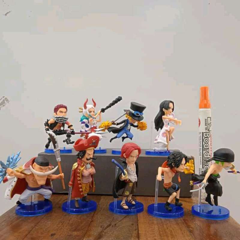 Jual Mainan Static Figure Wcf One Piece Usop Zoro Ace Shirohige Nami ...