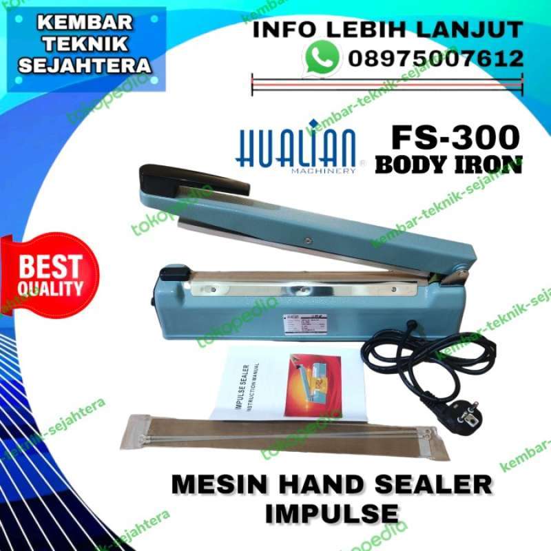 Promo Hand Sealer Impulse Fs-300 Hualian Mesin Lem Segel Plastik ...