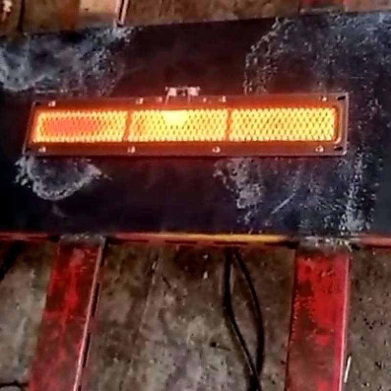 Jual Burner Infrared 40cm Dengan Pemantik Otomatis & Selenoid Valve Di ...
