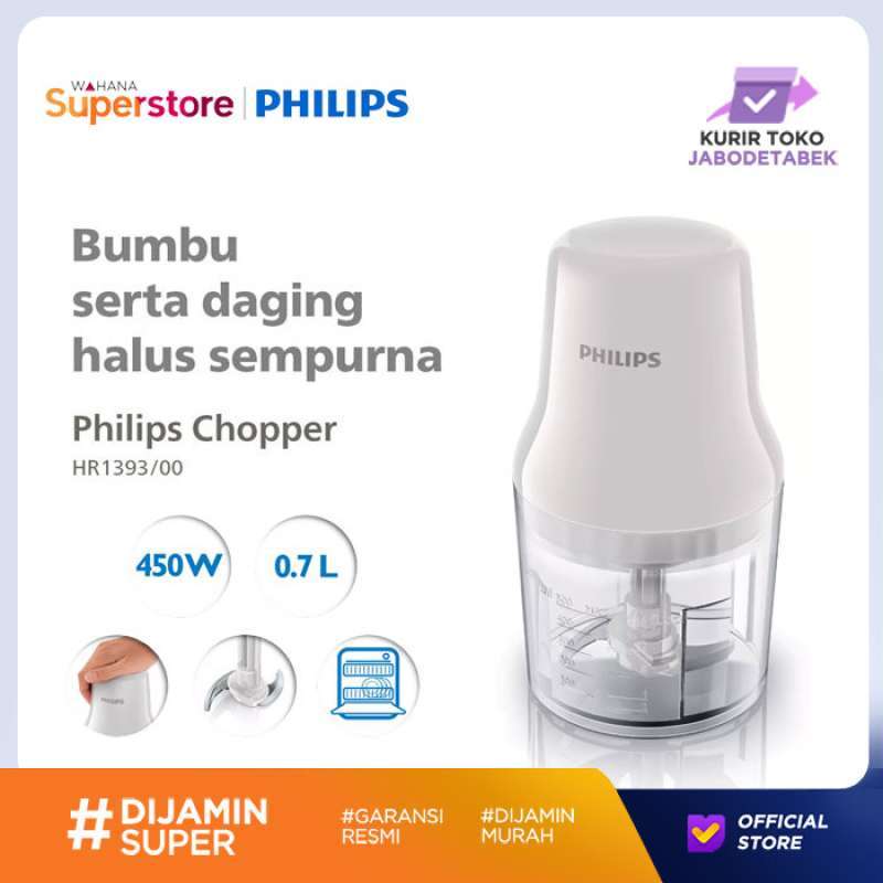 Jual Philips Daily Chopper 0,7 L - Hr1393/00 Di Seller Consume ...