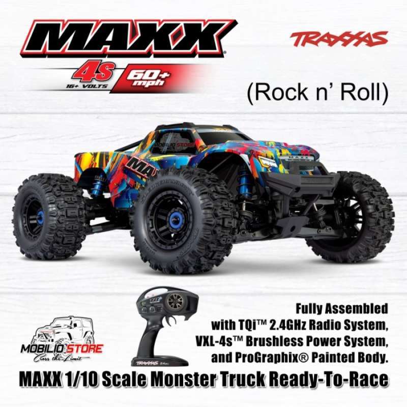 Promo Promo- Traxxas Maxx V2 With Widemaxx Rc Monster Truck Ready To ...