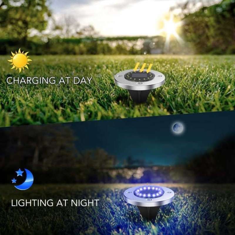 Jual Ssa Raiboho Lampu Taman Hias Ground Light Solar Sensor Waterproof ...