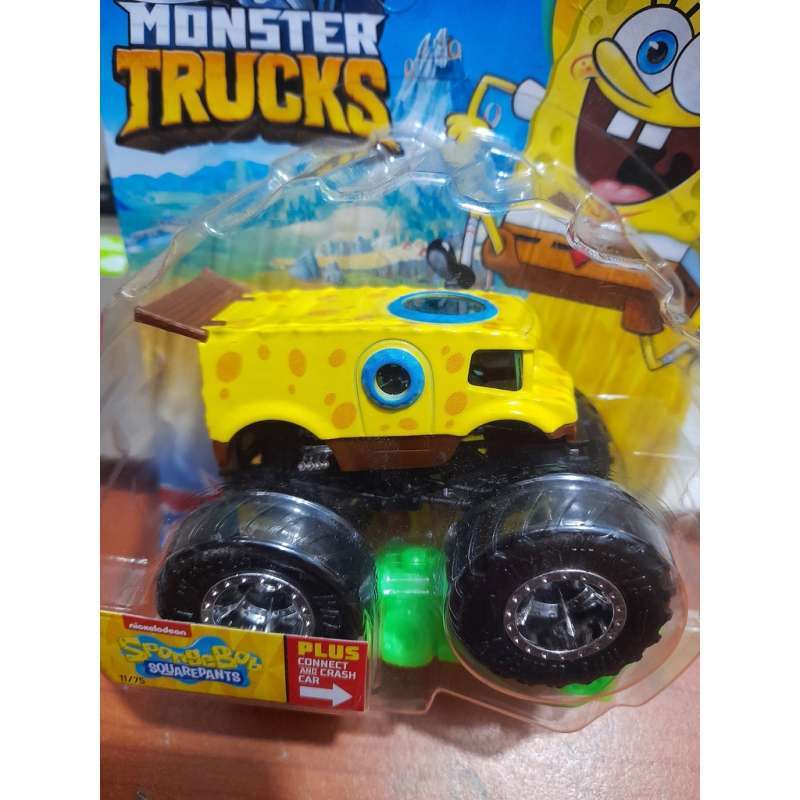 Jual Ssa Monster Trucks Spongebob Squarepants Original Hotwheels ...