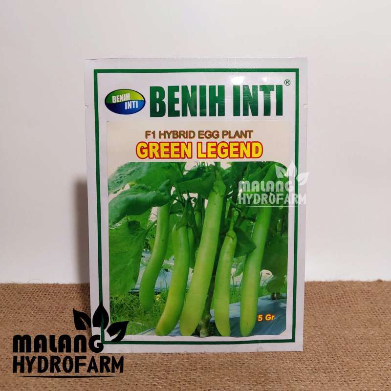 Promo Benih Terong Hijau Green Legend F1 5 Gram Benih Inti Bibit Biji ...