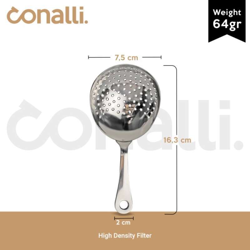 Jual Julep Strainer Cocktail Silver Sendok Saringan Stainless Bartender ...
