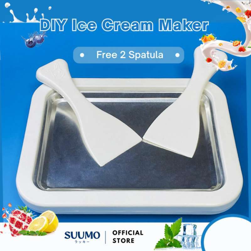 Jual Suumo Alat Pembuat Es Krim Portabel Free 2 Spatula/diy Ice Cream Maker - Pink Di Seller ...