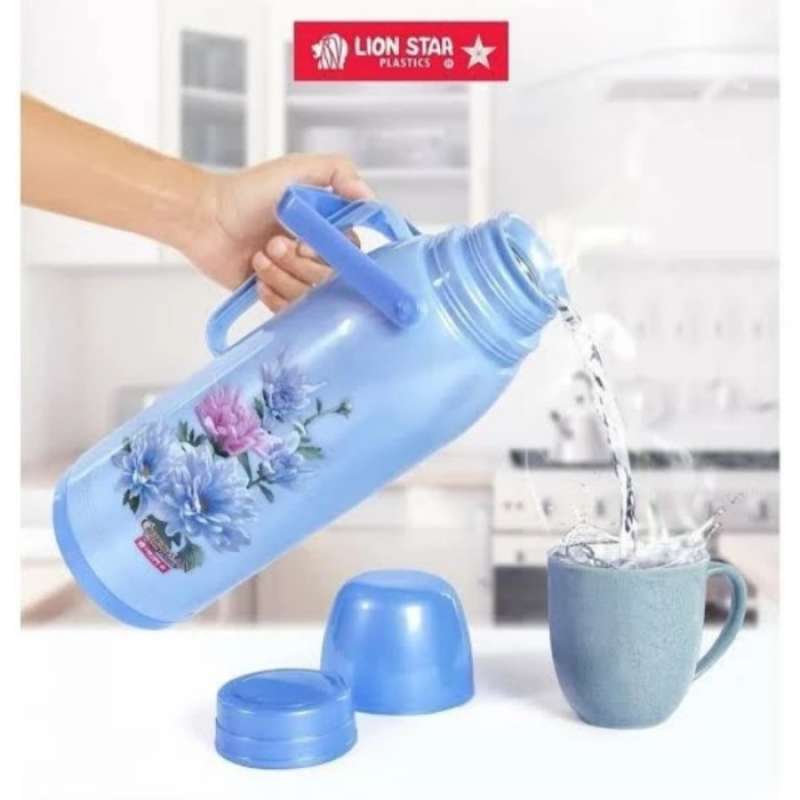 Jual Khusus Grab/gojek Termos Air Panas Solaris 2 Liter Lion Star - Merah Muda Di Seller Consume ...