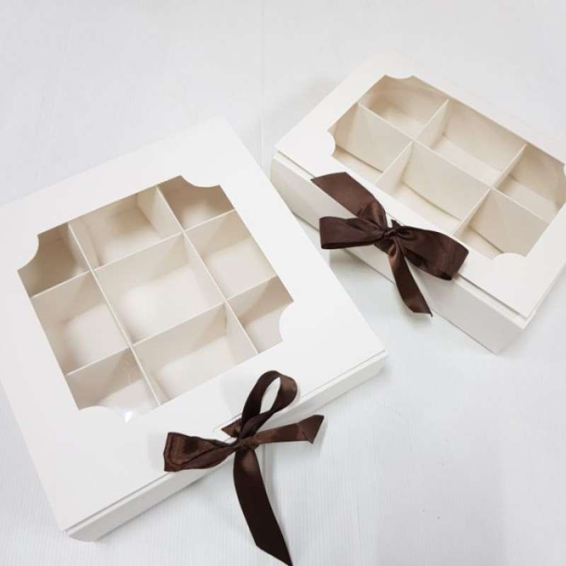 Jual Kardus Kemasan Pie Box Kotak Cupcake Dus Hampers Cake Muffin Sekat ...