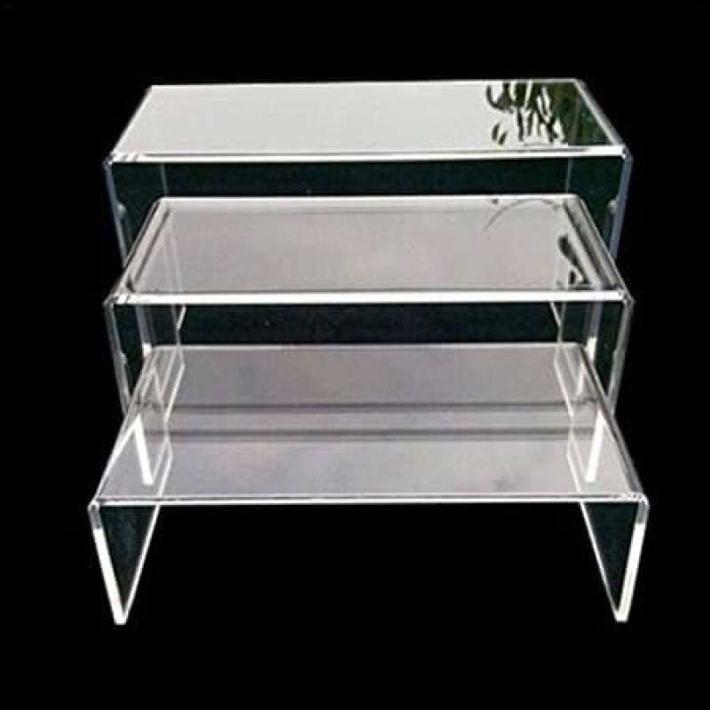 Jual Pajangan Makanan Acrylic Buffet Riser Display / Food Rack Tiers ...