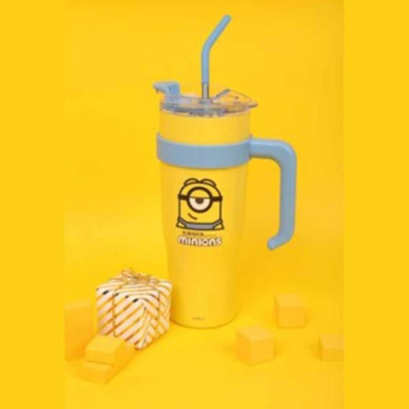 Jual Botol Minum Stainless Minions - Miniso Minions Collection Steel ...