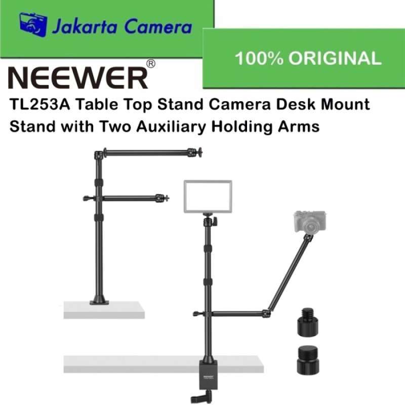 Jual Neewer Tl253a Table Top Stand Camera Desk Mount Stand With 2 Two ...