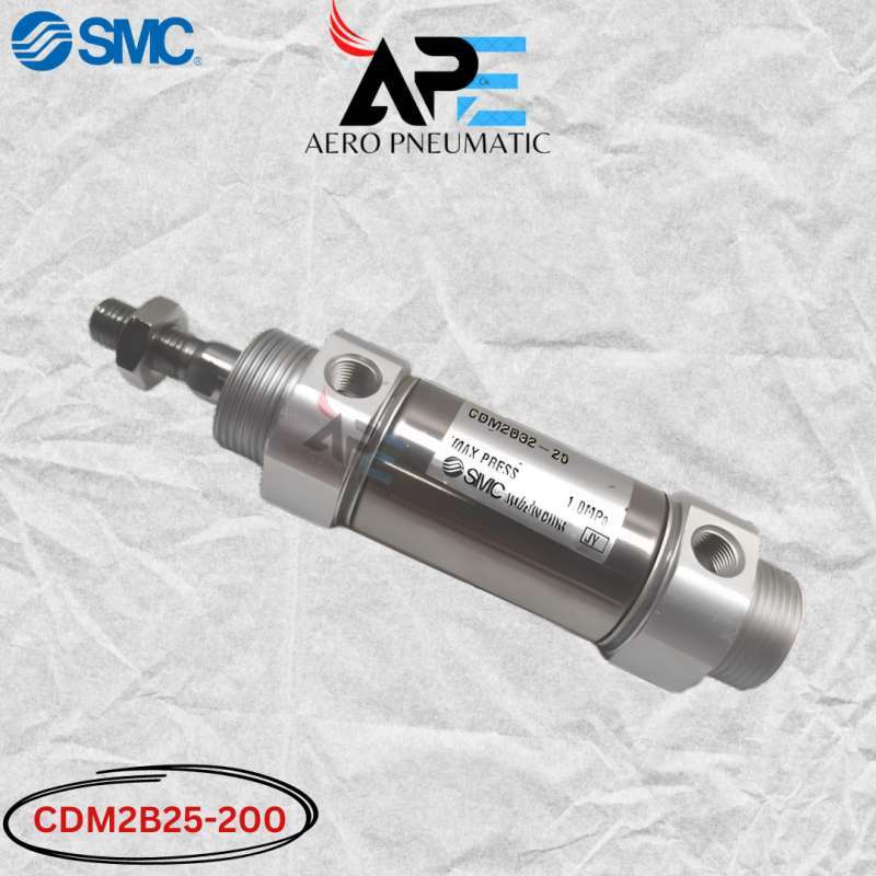 Jual Smc Air Cylinder Pneumatic Cdm2b25-200 / Cm2b25-200 Di Seller Aero ...