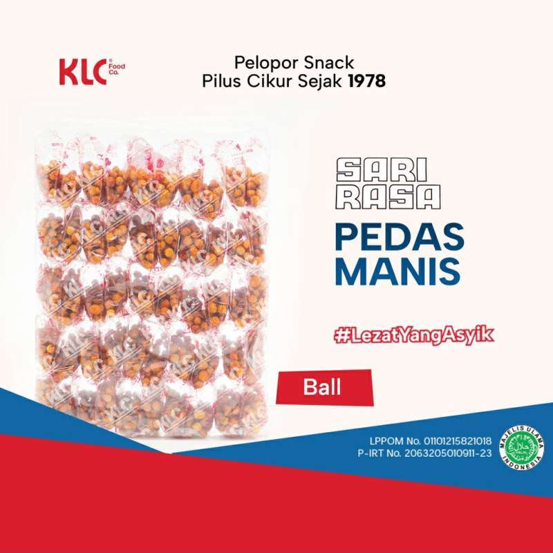 Promo Pilus / Sukro Cikur Pedas Manis Ball Isi 50pcs Sari Rasa / Klc ...