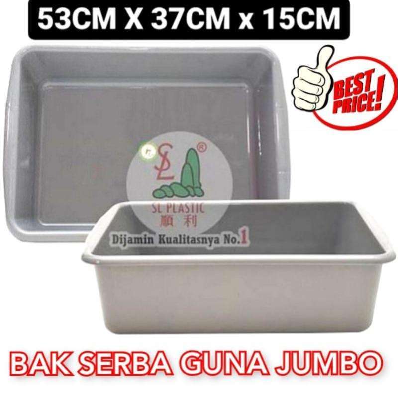 Jual Baskom Bak Segi Xxl Jumbo Terbesar Bak Tahu Cincau Cat Litter Box ...
