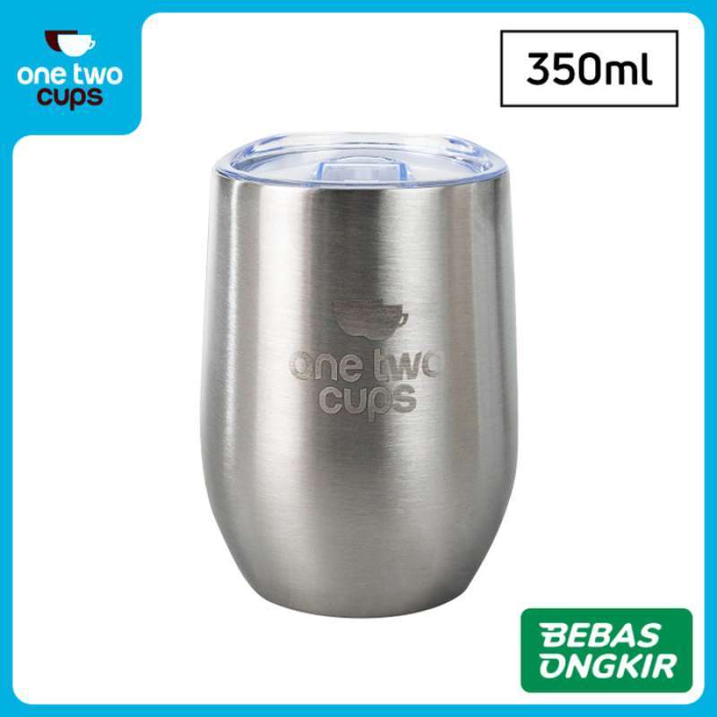 Jual One Two Cups Gelas Tumbler Kopi Mug Egg Shaped Stainless Steel 350ml Di Seller Sentry ...