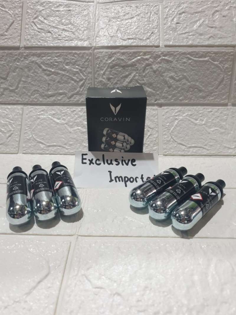 Jual Coravin Capsules 6 Pc Pcs / 1 Pack Argon Gas Wine Preservation ...