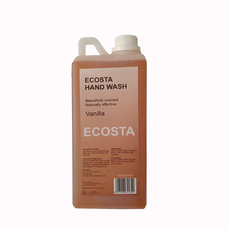 Jual Sabun Cuci Tangan Hand Wash Ecosta 1l / Sabun Refill 1l - Vanilla ...