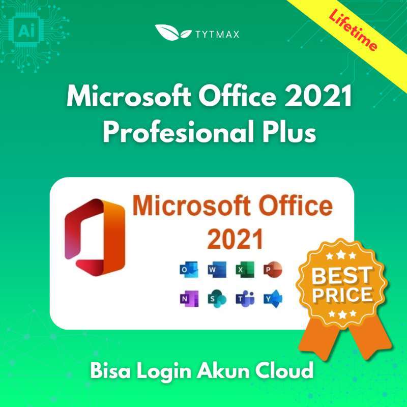 Promo Microsoft Office 2021 For Windows Lifetime Waranty Diskon 65% Di ...