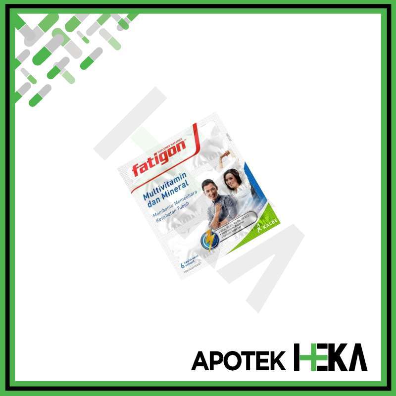 Jual Fatigon Multivitamin Dan Mineral Strip Isi 6 Kaplet Di Seller ...
