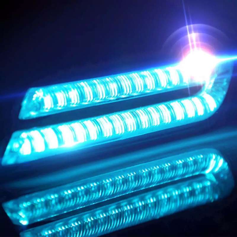 Promo Lampu Drl Samping Mobil Led Bumper Mobil Cahaya Ice Blue R032 ...