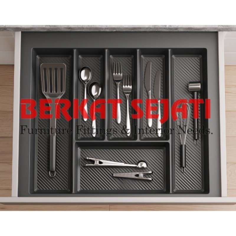 Jual Rak Sendok Garpu Vitco Ag 60 Abu Sekat Laci Dapur Alat Tulis ...