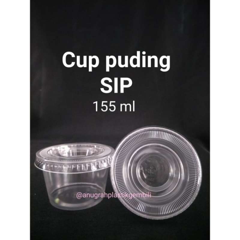 Jual Cup Puding Sip 155 Ml + Tutup Cembung - Tutup Datar Di Seller Sentry - Cengkareng Timur ...