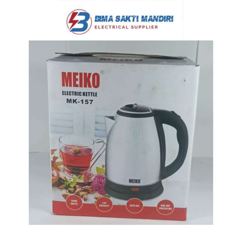 Promo Meiko Electric Kettle Mk-157 Teko Stainless Listrik 2 Liter ...