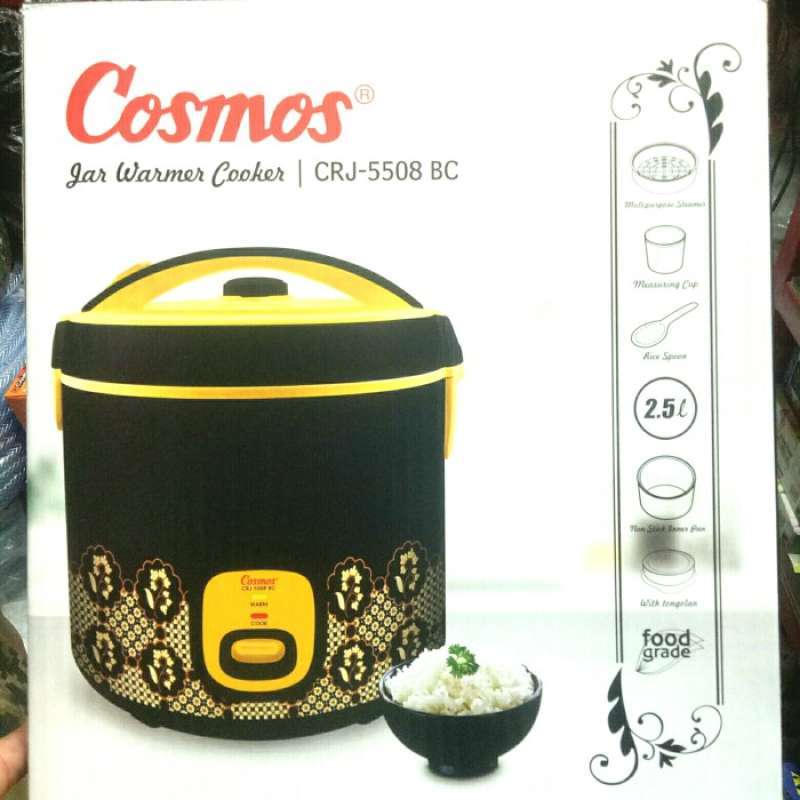Promo Cosmos Crj-5508 Bc Penanak Nasi Serba Guna Kapasitas 2.5 Liter ...