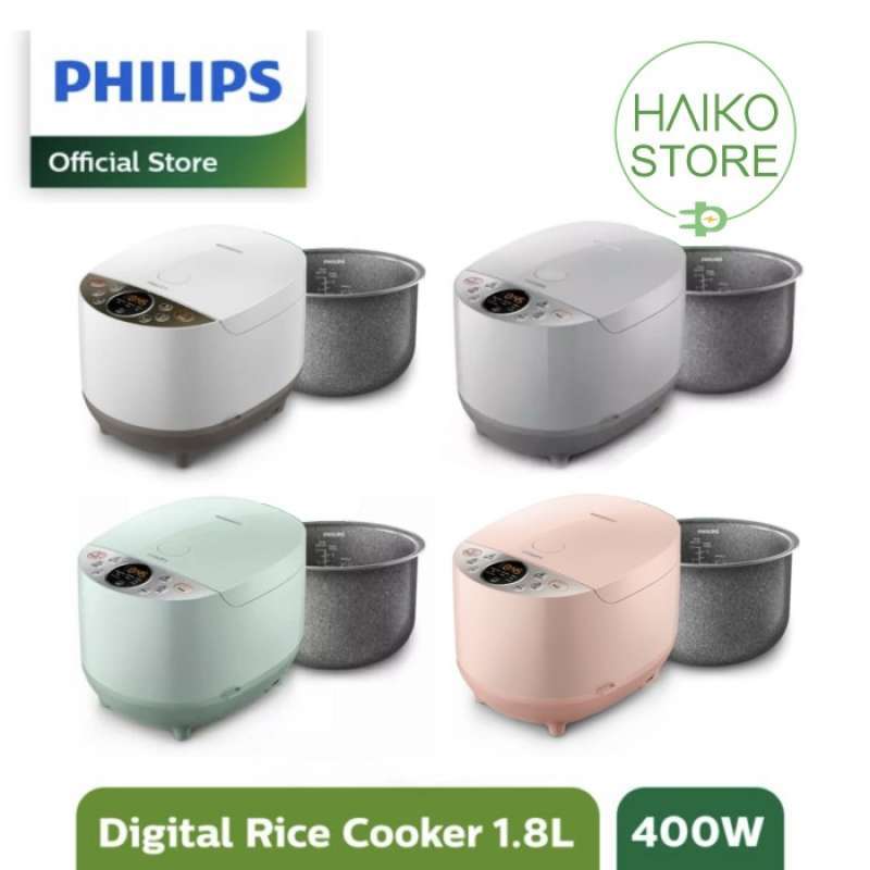 Promo Rice Cooker Digital Philips 1,8 Liter Hd 4515 Fuzzy Logic Rice ...