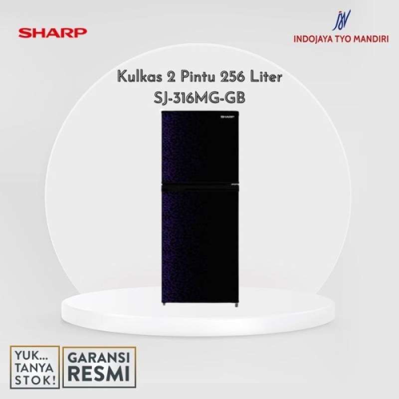 Promo Sharp Kulkas 2 Pintu Sj-316mg-gb 256 Liter I Garansi Resmi Ijm ...