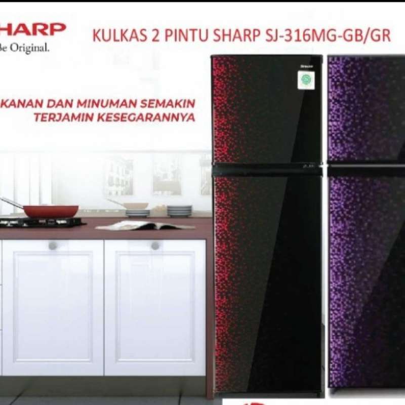 Promo Kulkas Sharp 2 Pintu Sj-316mg(new)garansi Resmi Diskon 23% Di Seller Mizota Store - Duren ...