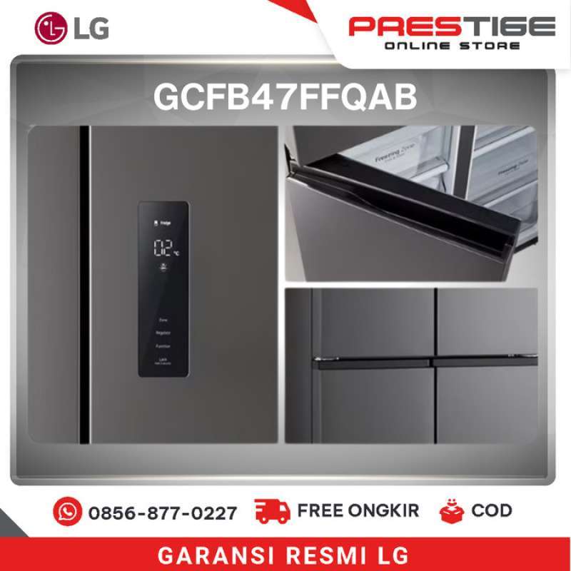 Promo Lg Kulkas Multi Door Gcfb47ffqab Smart Inverter New 2024 47ffqab ...