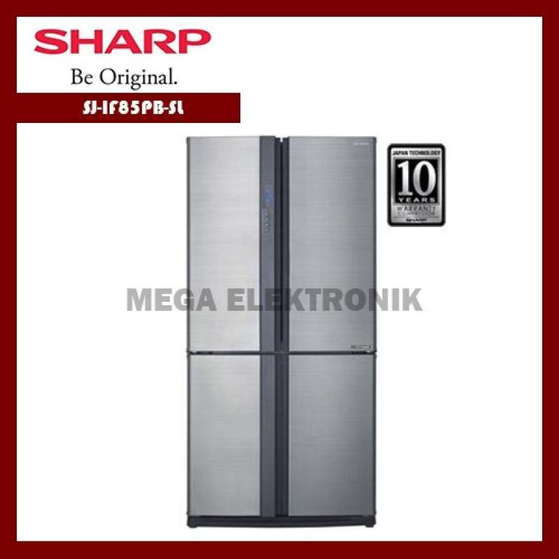 Promo Sharp Sj-if85pb-sl Kulkas Side By Side Queen Series J-tech ...