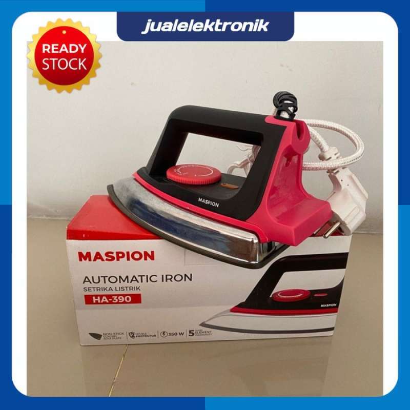 Promo Setrika Maspion Ha-390 Ha390 – Gosokan Setrikaan Listrik 350 Watt ...