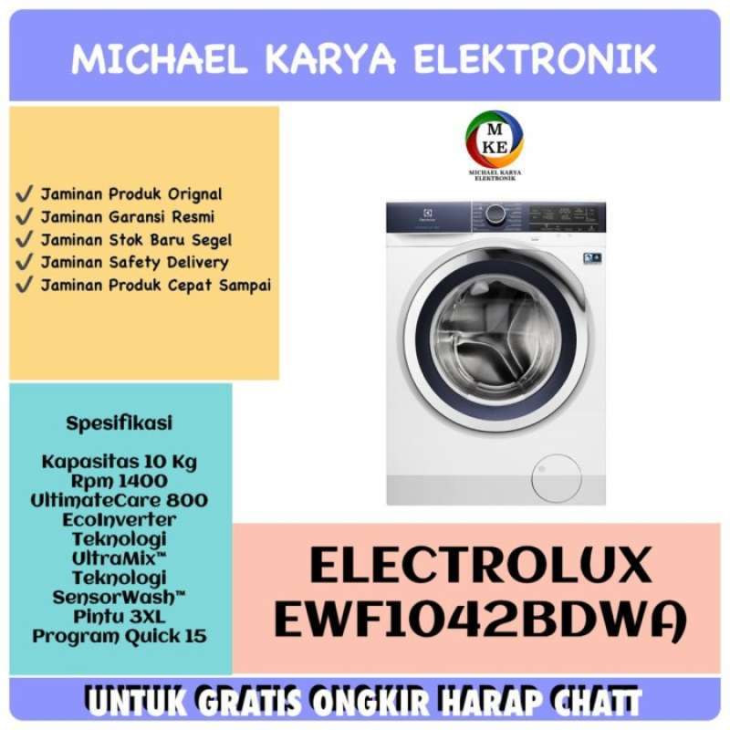 Promo Electrolux Ewf1042bdwa Mesin Cuci 10 Kg Front Loading Washer ...