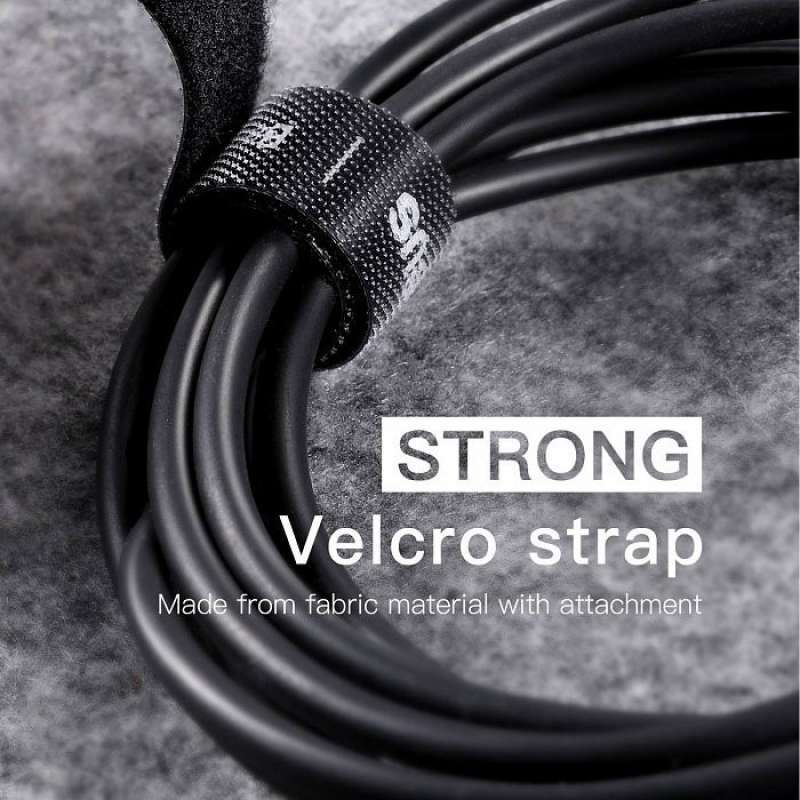 Promo Baseus Velcro Cable Strap 3 Meter 300cm Pengikat Perekat Kabel ...