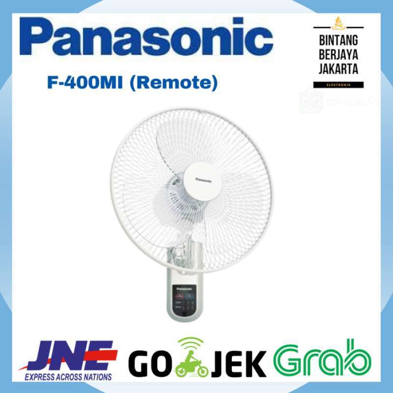 Promo Panasonic Wall Fan F-400mi Kipas Angin Dinding F 400mi Remote ...