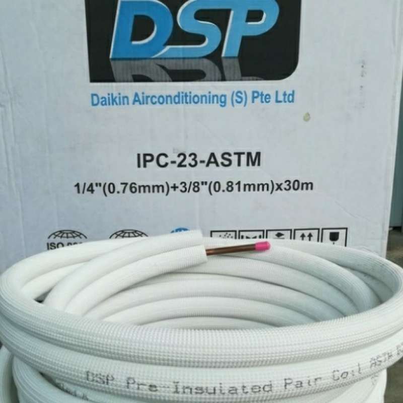 Promo Pipa Ac Daikin Dsp 1/4 X 3/8 Untuk Ac 1/2 - 1pk Tebal 0.81mm Per Roll Diskon 23% Di Seller ...