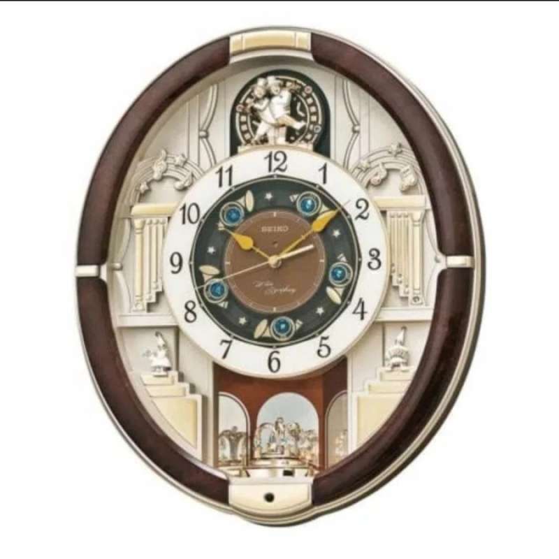 Promo Jam Dinding Seiko Japan Melodies / Bunyi Qxm289b Qxm289 Original ...