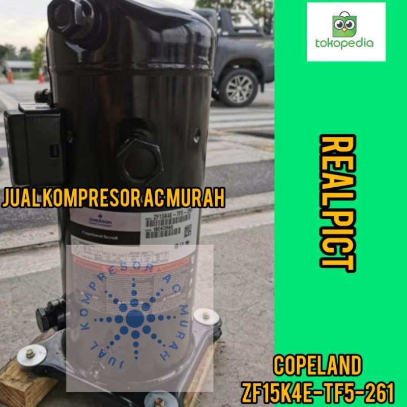 Promo Compressor Copeland Zf15k4e-tf5-261 / Kompresor Scroll Zf15k4e-tf5-261 Diskon 23% Di ...