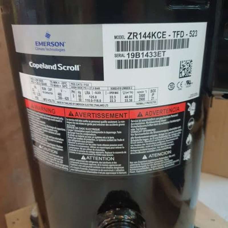 Promo Kompressor Pendingin Copeland Zr144kce Tfd 523. Diskon 23% Di ...