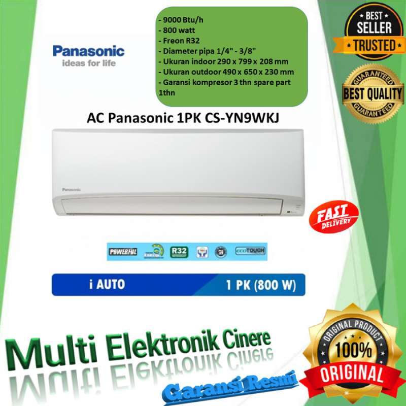 Promo Ac Panasonic Cs-yn9wkj Standart 1 Pk R32 -yn9wkj Diskon 23% Di Seller Komiyama Store ...