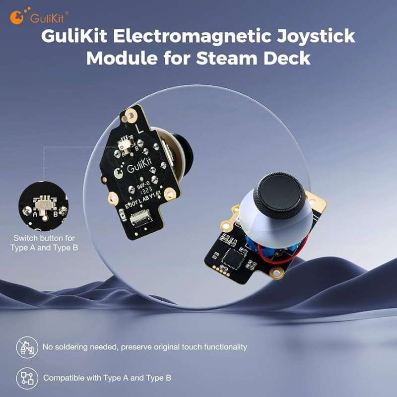Promo Gulikit Electromagnetic Analog Joystick / Analog Joycon Module ...