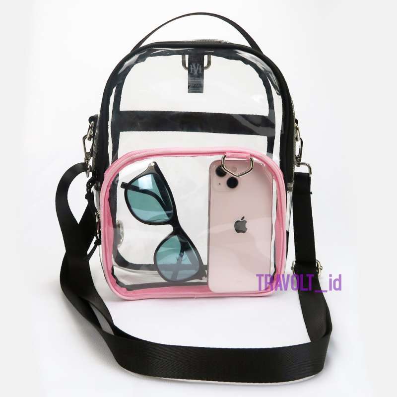 Promo Travolt Tas Pvc Sling Bag 3in1 10 Warna Ransel Selempang ...