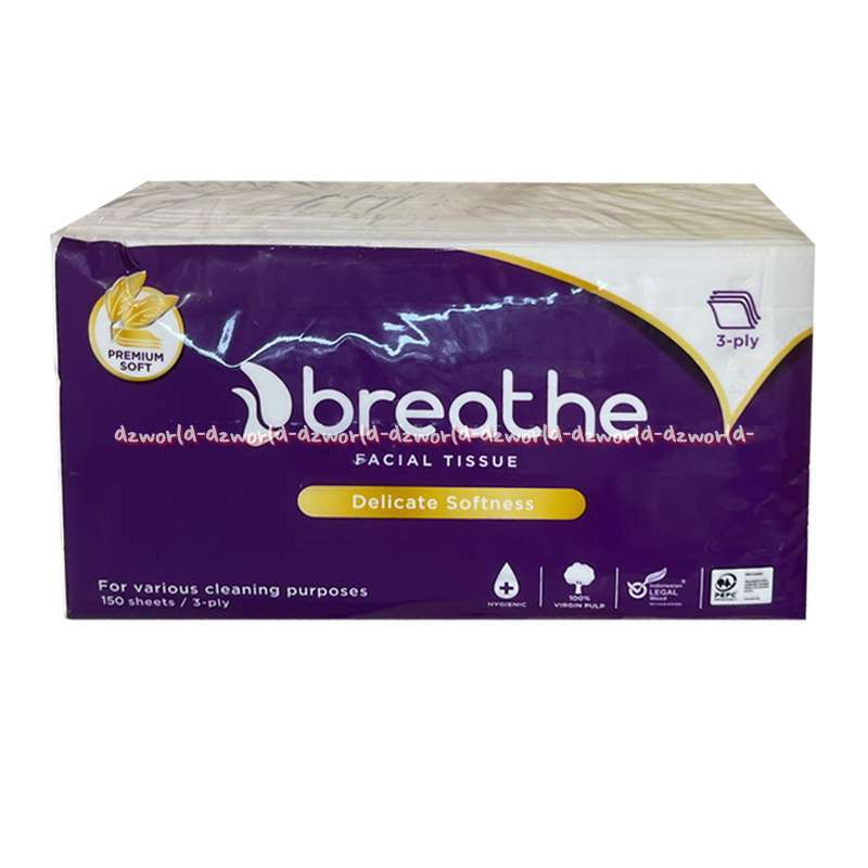 Jual Breathe Facial Tissue 1000gr Smooth Texture Tisu Wajah Dengan ...