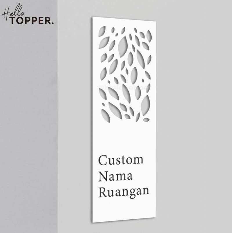Jual Custom Tulisan Sign Akrilik Office Nama Ruang Kantor Room Acrylic ...