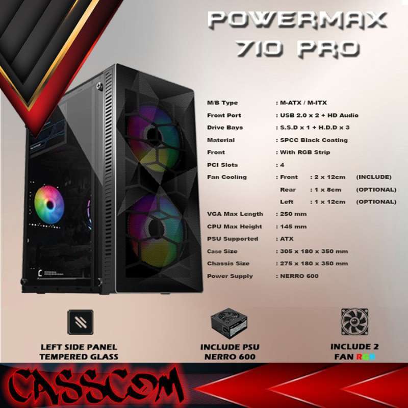 Daftar Harga Powermax Pc Case 🔥 Original & Spesifikasi Lengkap April 2026