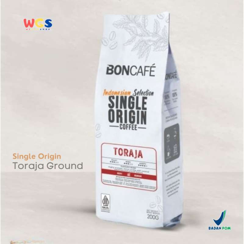 Jual Boncafe Toraja Single Origin Roasted Arabica 100% Ground Coffee ...