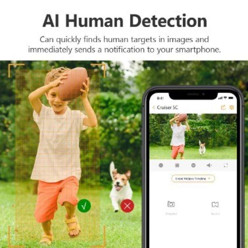 Jual Imou Cruiser Sc 3mp Pan Tilt Color Night Vision Two-way Talk ...